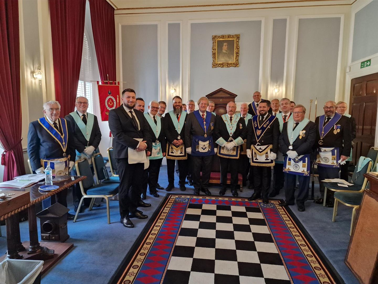 Empty Chair Ceremony at Military Lodge 2621 - Gihon Sancta Maria Lodge 49